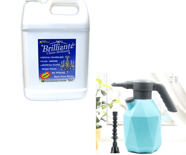 Crystal Cleaner, Brilliante Cleaner for Sparkling Chandelier – CrystalPlace