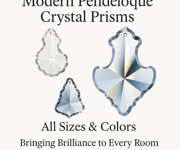 Modern Pendeloque Prisms - Elegant Crystal Decor – CrystalPlace
