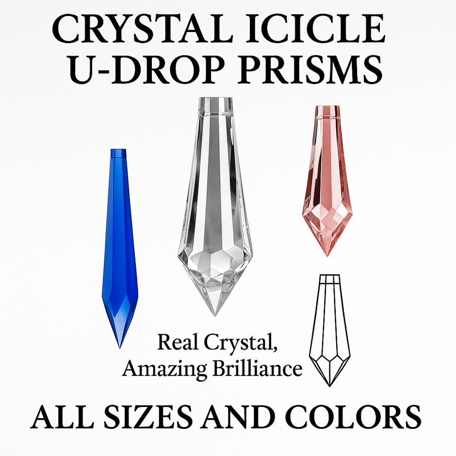 Crystal Prisms for Chandeliers | Hanging Crystal Decor – CrystalPlace